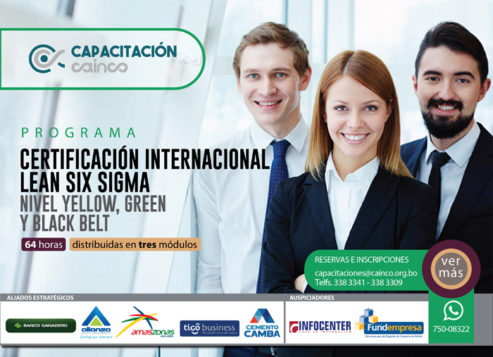 PROGRAMA DE CERTIFICACIÓN INTERNACIONAL – LEAN SIX SIGMA - NIVELES ACADÉMICOS YELLOW, GREEN Y ...